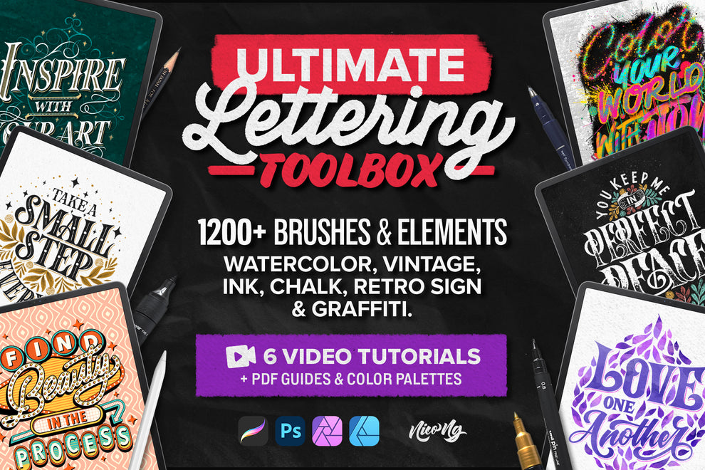 The Ultimate Lettering Toolbox – Nico Ng
