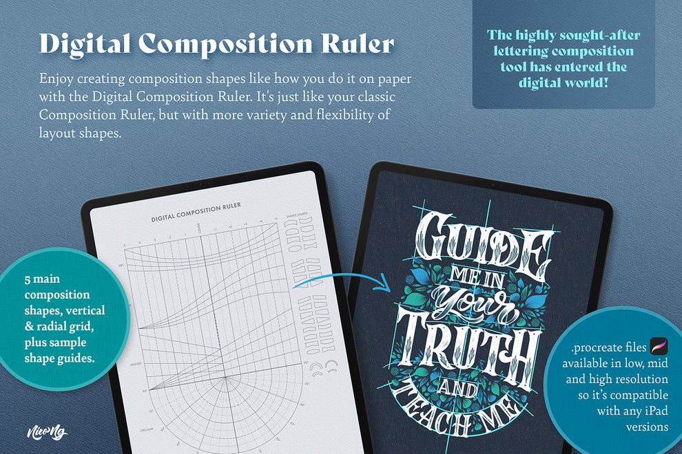 Composition Ruler Design Kit (For Procreate) – Nico Ng