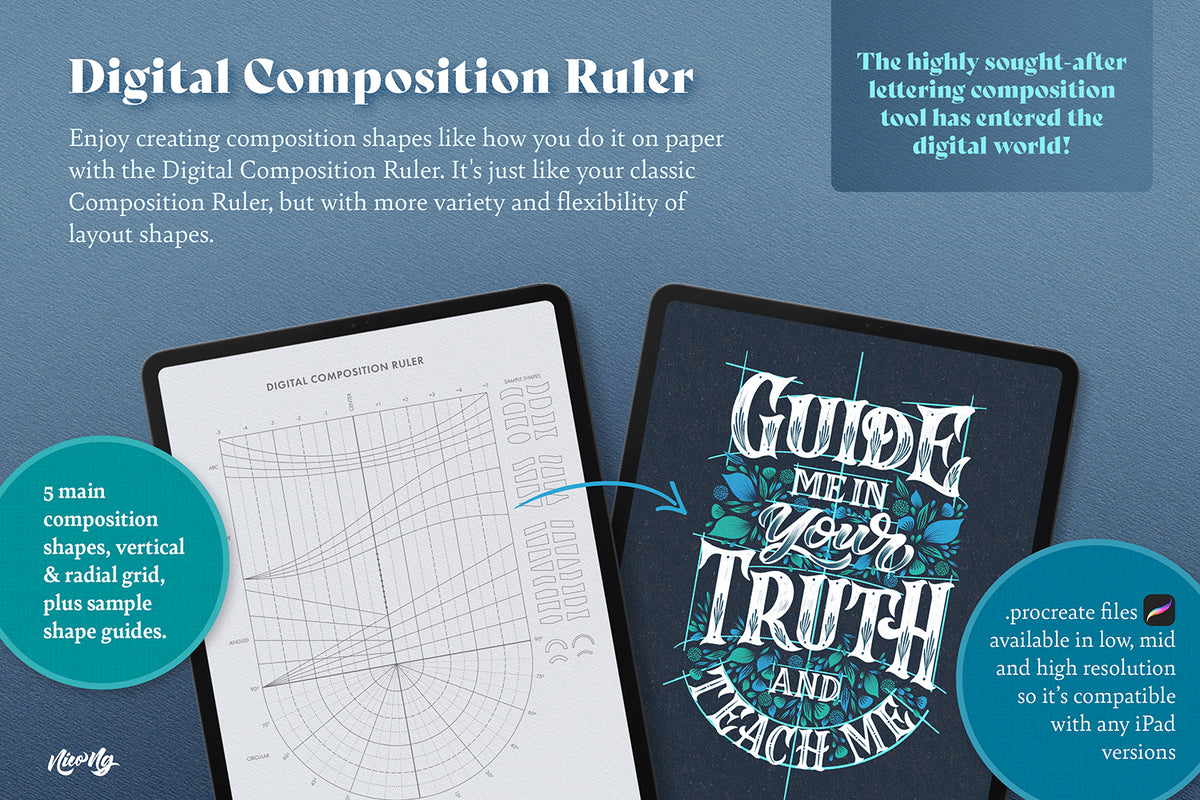Composition Ruler Design Kit (For Procreate) – Nico Ng