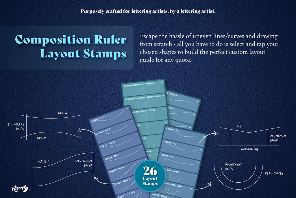 Composition Ruler Design Kit (For Procreate) – Nico Ng